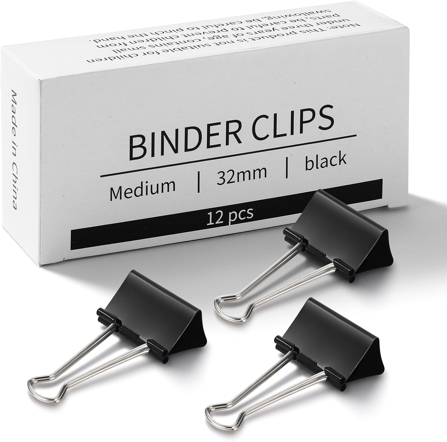 Amazon.com: Eclirgan 1.2-Inch Medium Paper Clamp with Heavy-Duty/Rust ...