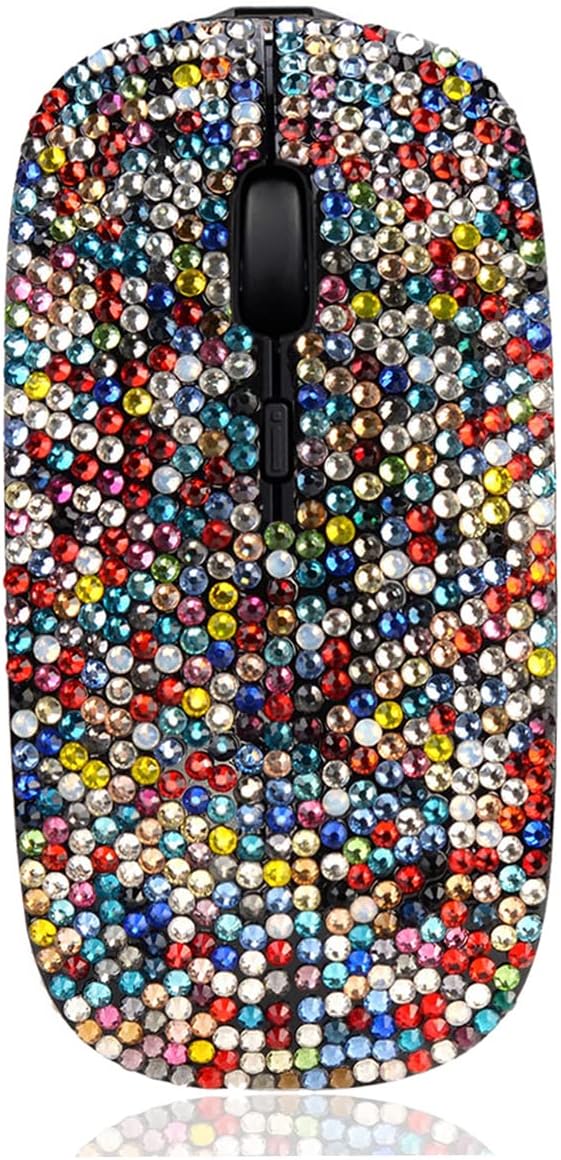 Amazon.com: SA@ Luxury 6 Colors Bling Crystal Rhinestone 2.4G Wireless ...