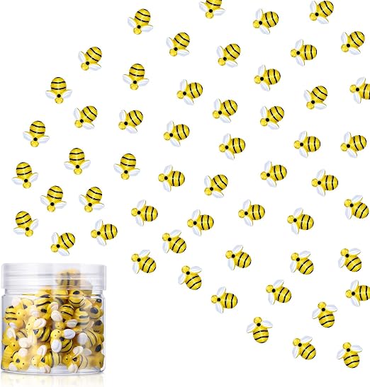 Amazon.com: Hicarer 45 Pieces Tiny Bees Craft Decoration Party Decor ...