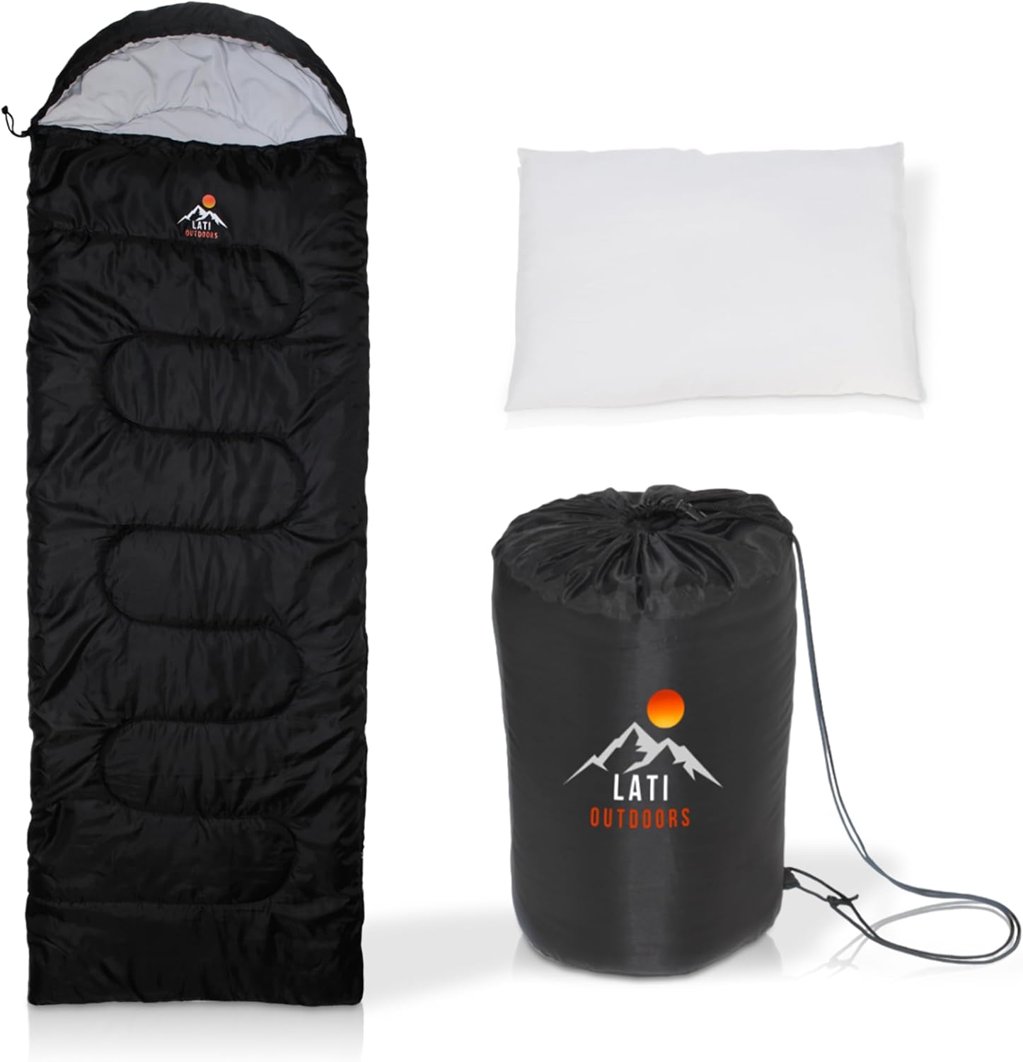 Lati Outdoors Sleeping Bags for Adults & Kids Lightweight Waterproof 3 ...