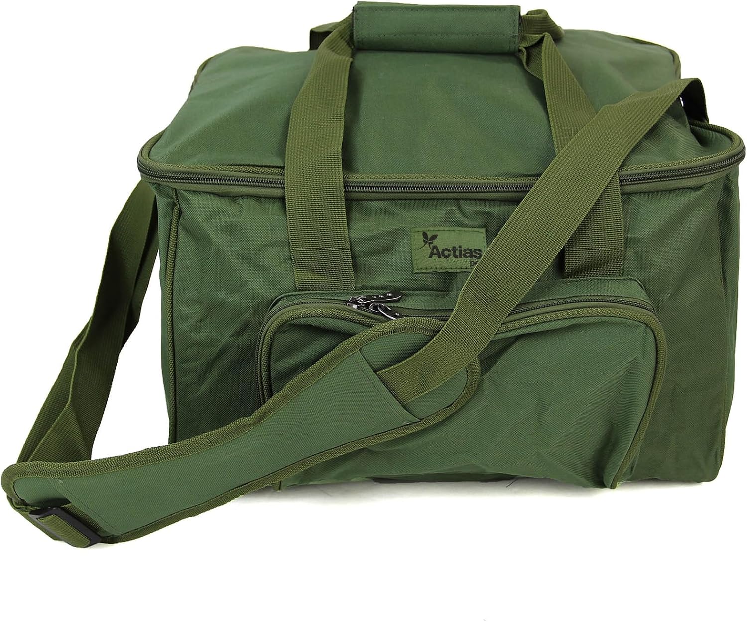 Actiaspet Carp & Coarse Fishing Tackle Bag Green Carryall with Padded ...