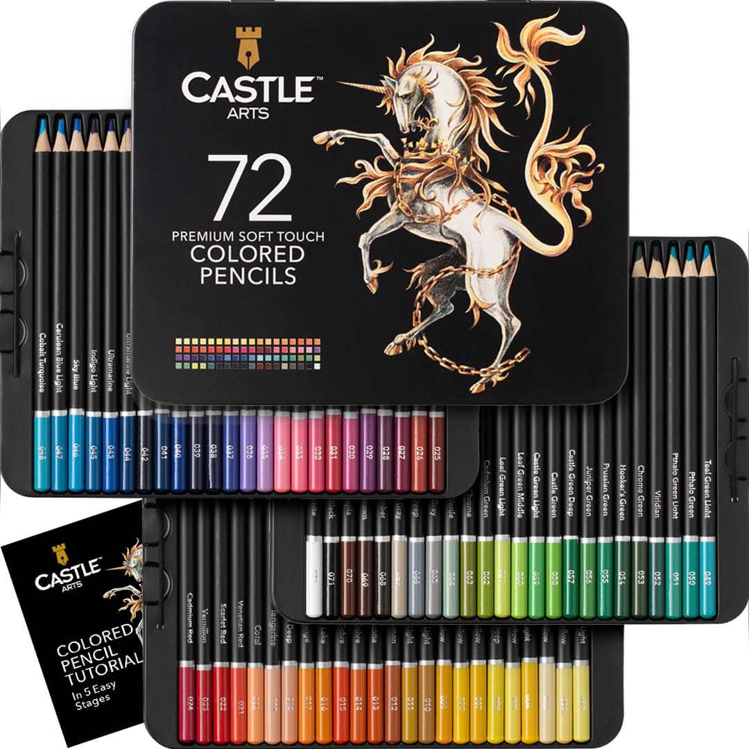 Amazon.com : Prismacolor Colored Pencils Art Kit Artist Premier Wooden ...