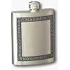 Amazon.com | 6oz Greek Design Pewter Flask: Alcohol And Spirits Flasks ...