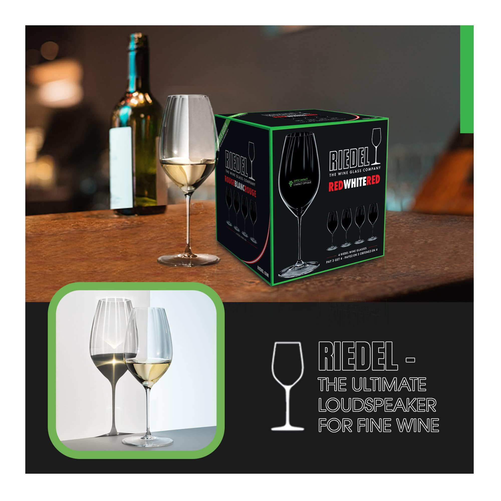 Snapklik.com : Riedel Performance Red Or White Wine Crystal Glasses