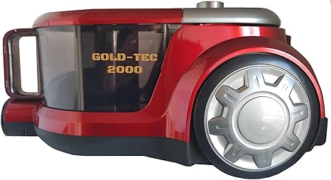 GOLD-TEC 2000W BAGLESS CYLINDER VACUUM CLEANER RED : Amazon.co.uk: Home ...