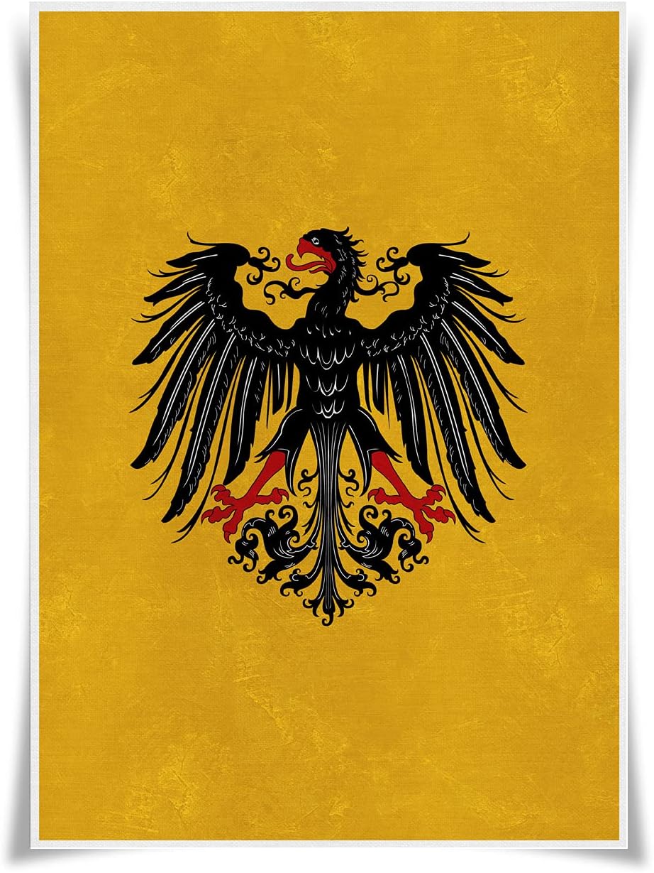 Amazon.com: Nice Captain Middle Ages Coat of Arms Banner Poster Flag ...