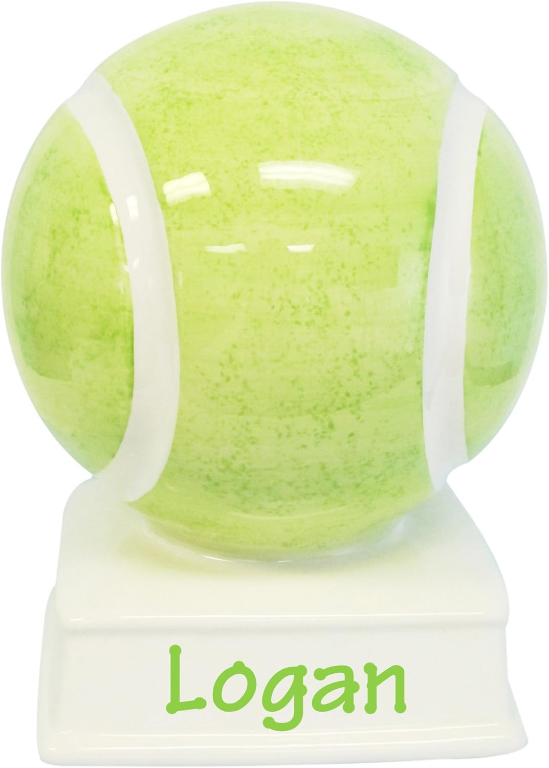 Amazon.com: Personalized Ceramic Tennis Ball Bank : Toys & Games