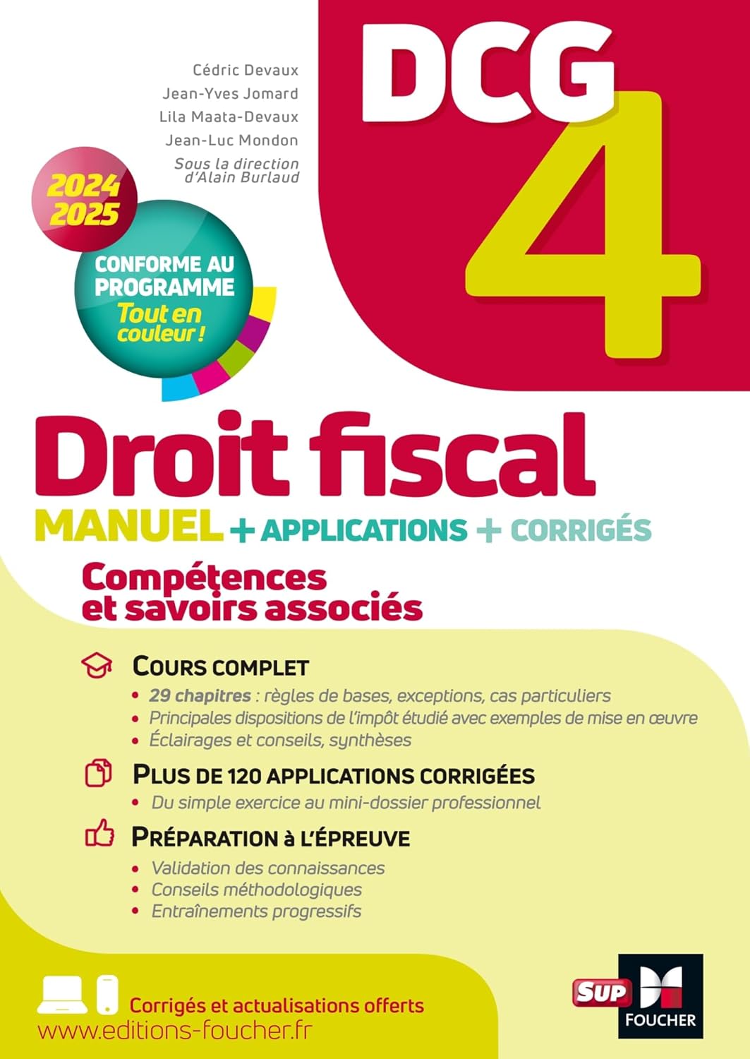 DCG 4 - Droit fiscal - Manuel et applications - Millésime 2024-2025 ...