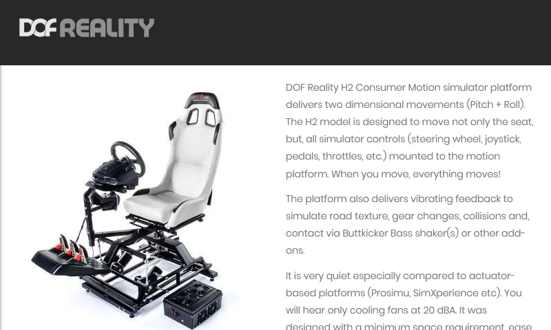 Motion Simulator platform model Selection Guide - App on Amazon Appstore