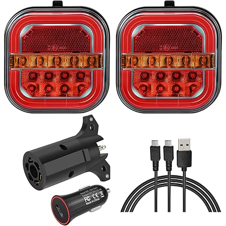 Amazon.com: Agrieyes Wireless Trailer Lights Kit for Towing Truck ...