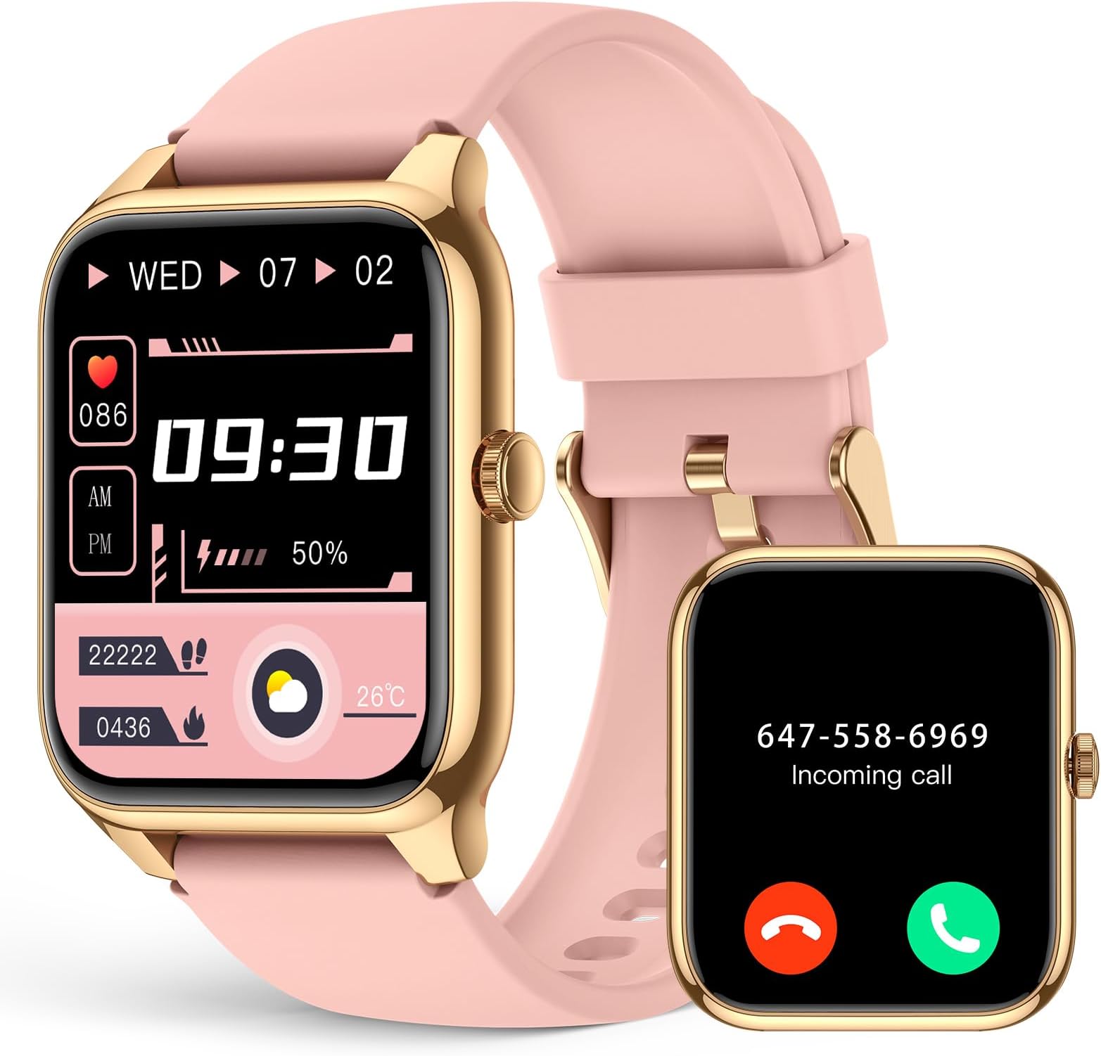 Amazon.com: SOUYIE Smart Watch, PPG Blood Pressure Monitor, AI Running ...