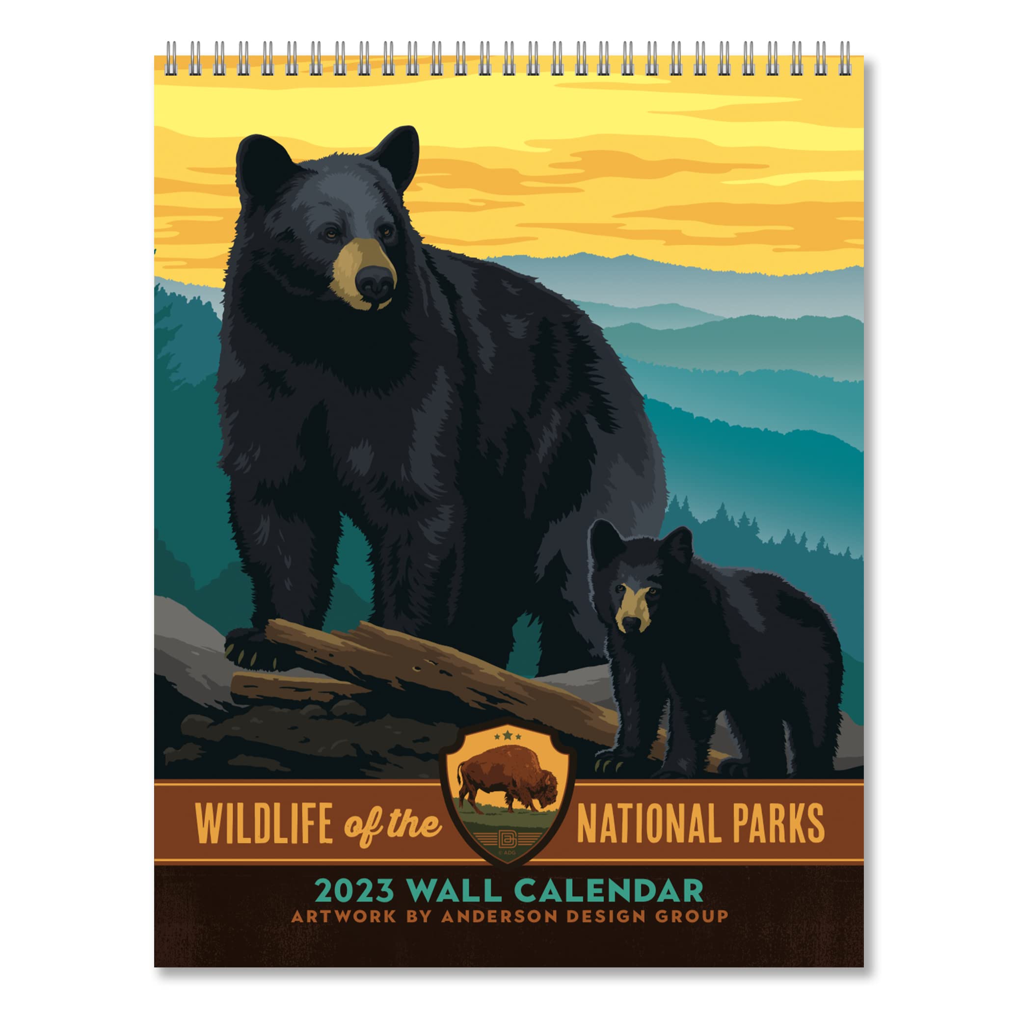 Snapklik.com : 2023 Wall Calendar - National Park Wildlife Design ...