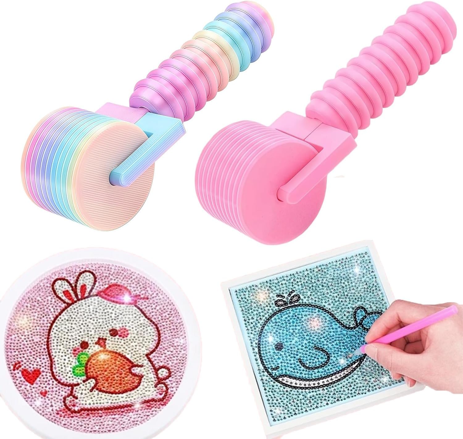Amazon.com: 2pc Diamond Painting Roller Tool, Diamond Art Roller for ...