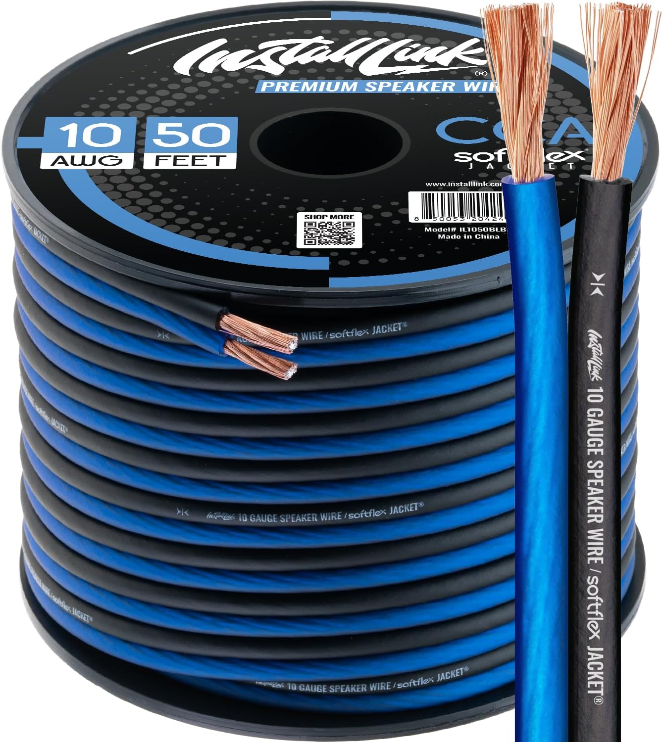 Amazon.com: AUDIOPIPE 10 Gauge Speaker Zip Wire (50 Feet) – Primary ...