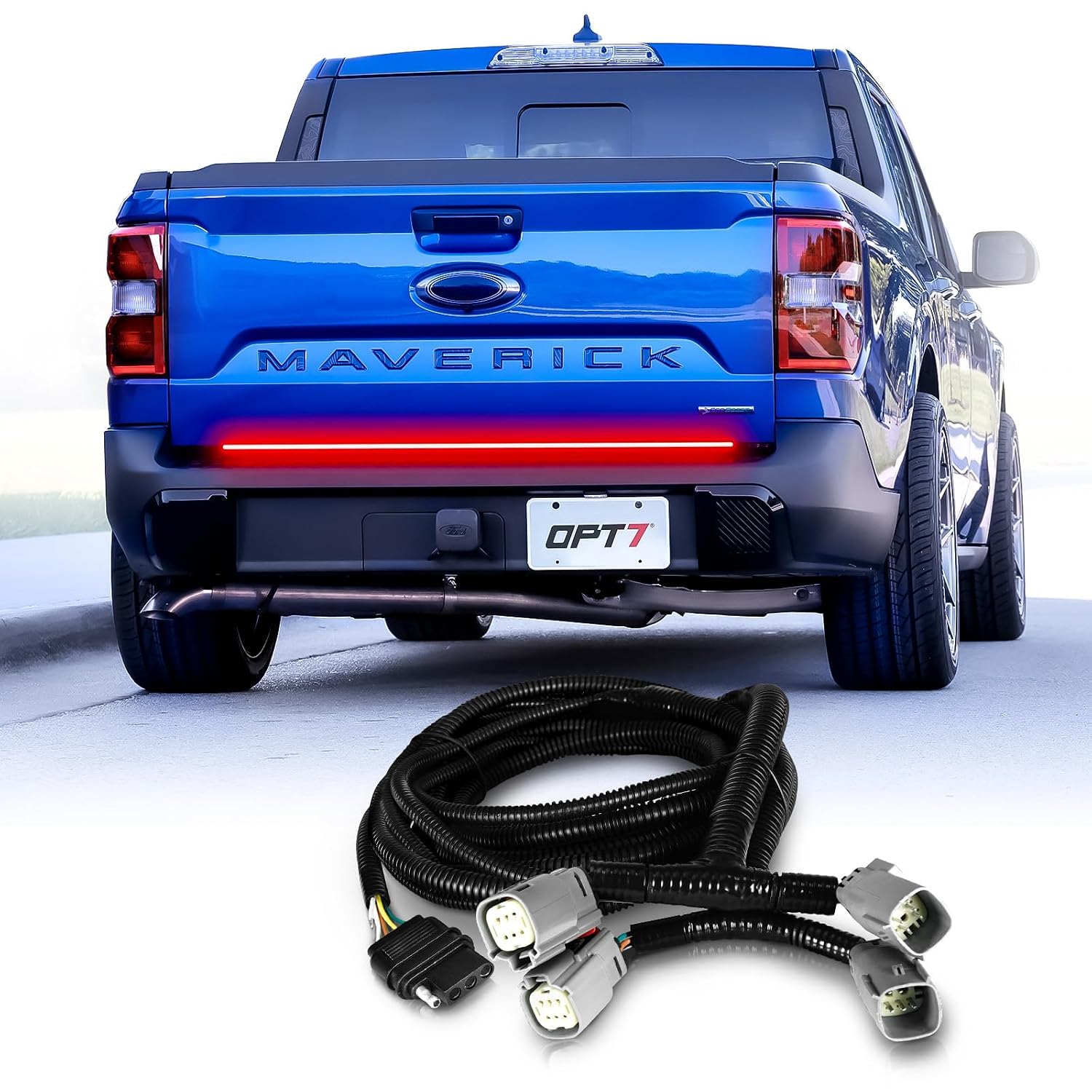 Amazon.com: OPT7 Easy Connect Tailgate Light Bar Harness for 2022-2024 ...