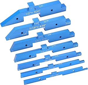 7pcs Router Table Setup Bars, Aluminum Precision Set up Blocks for ...