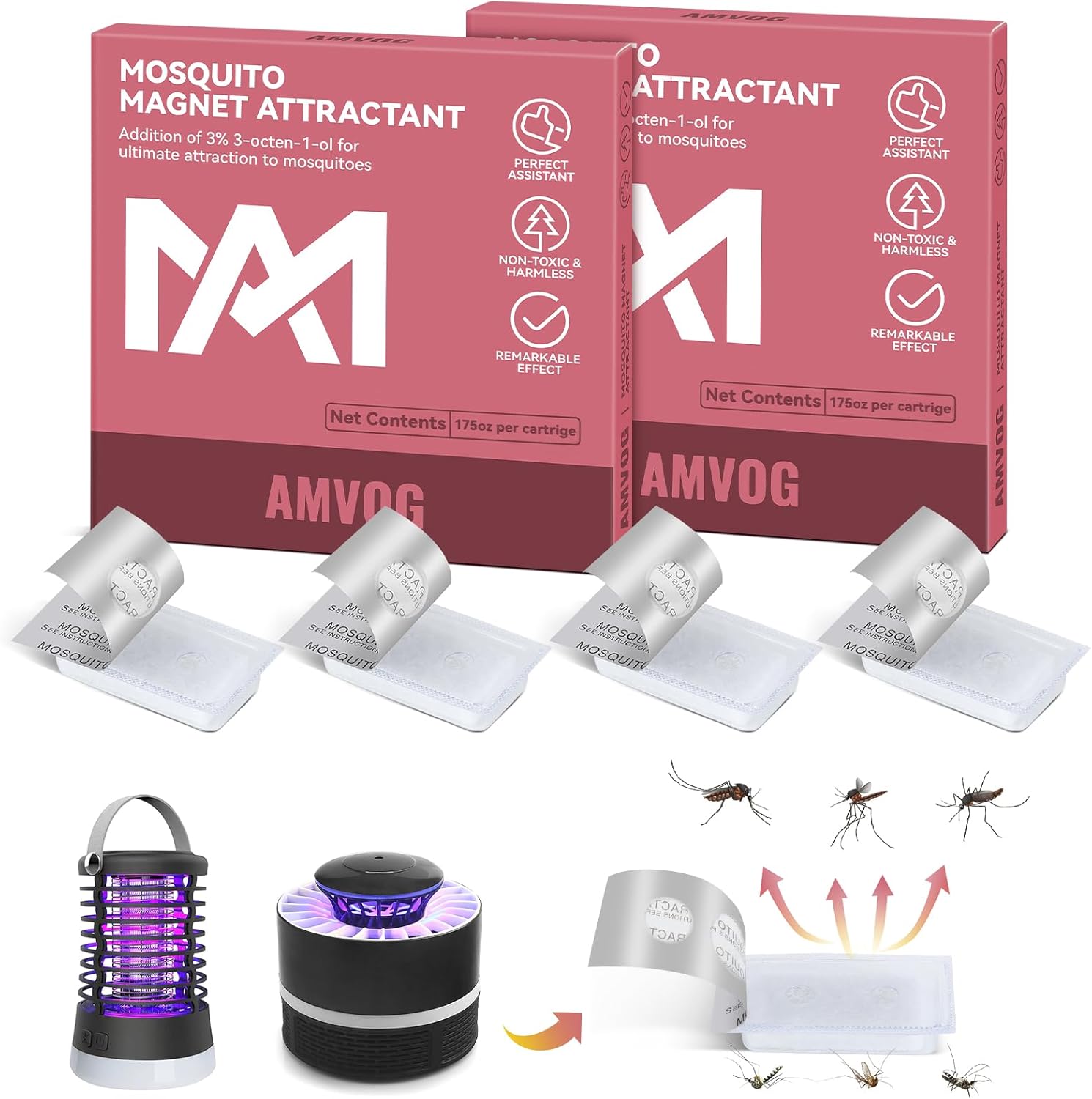 Amazon.com : AMVOG Mosquito Magnet Octenol for Bug Zapper | Octenol ...