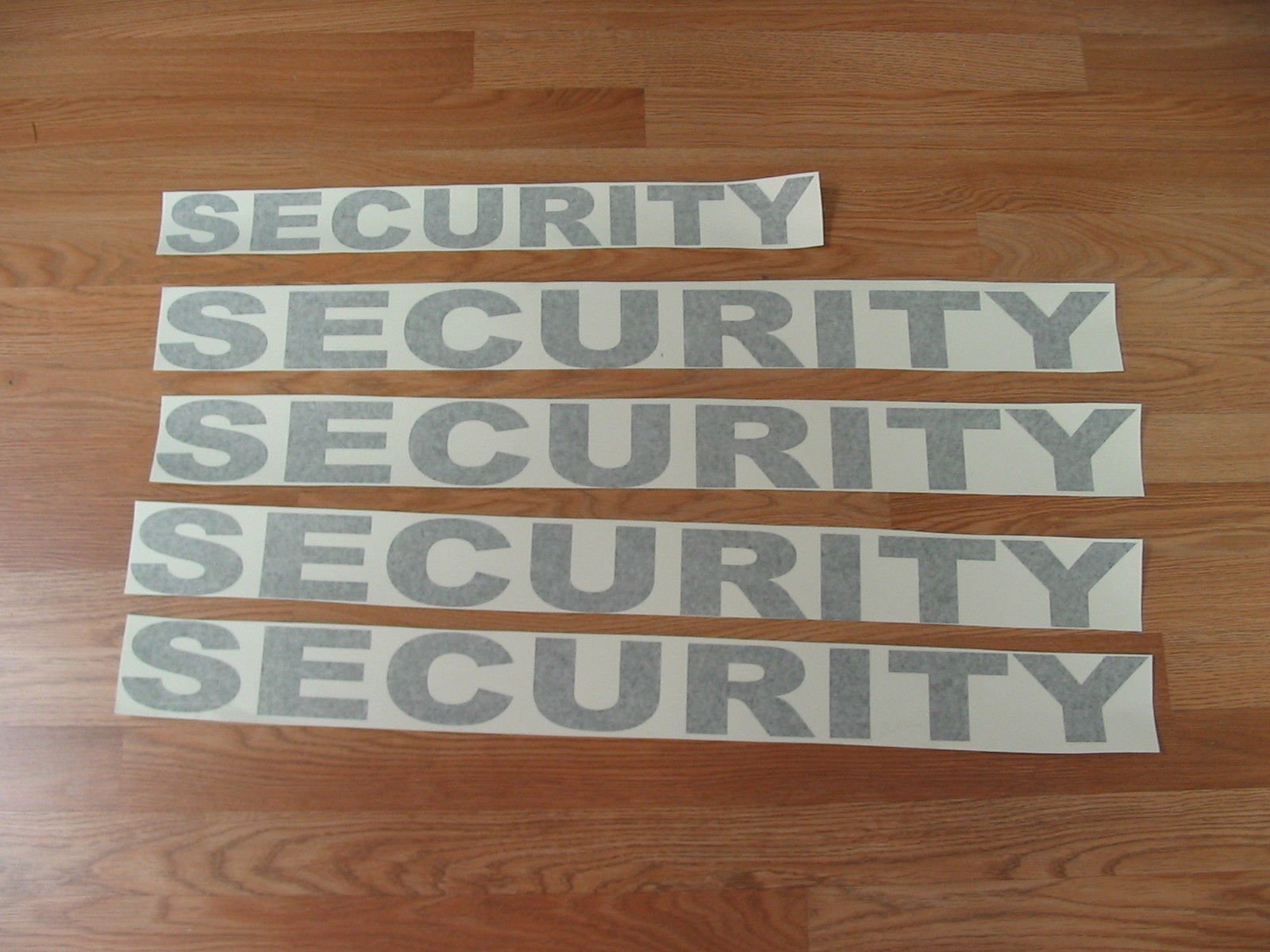 Amazon.com: Black Security Decal Set Kit 5 Huge Stickers Lot 4 Car ...