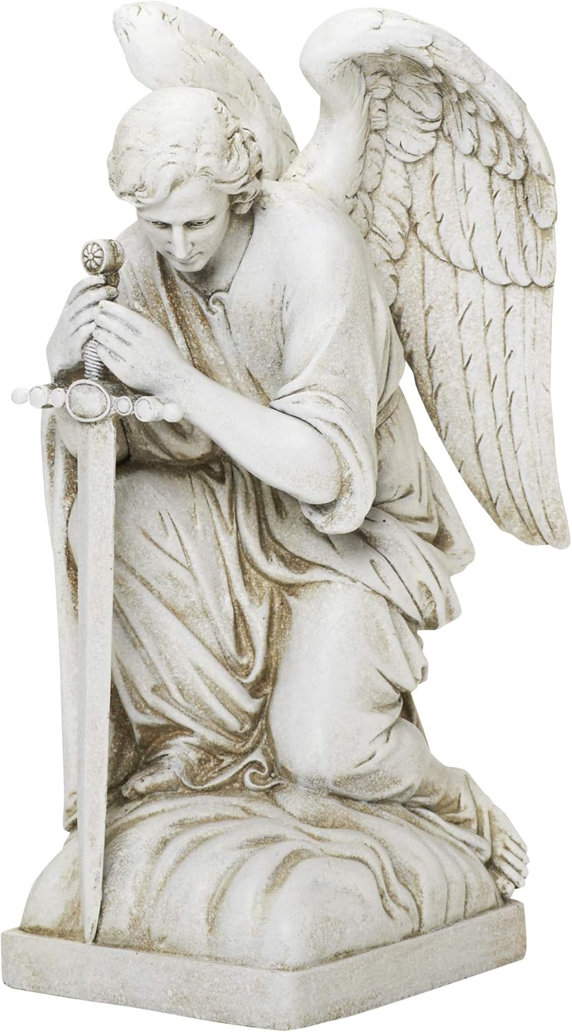 Amazon.com : Joseph's Studio by Roman Inc., Kneeling Male Angel, Garden ...