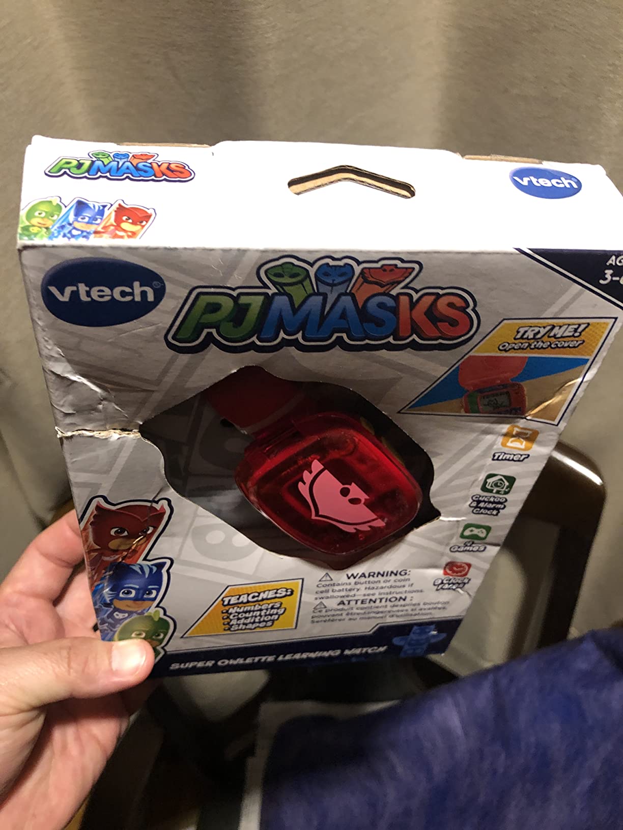 Amazon | VTech PJ Masks Super Owlette Learning Watch | 時計玩具・キャラクター時計 | おもちゃ