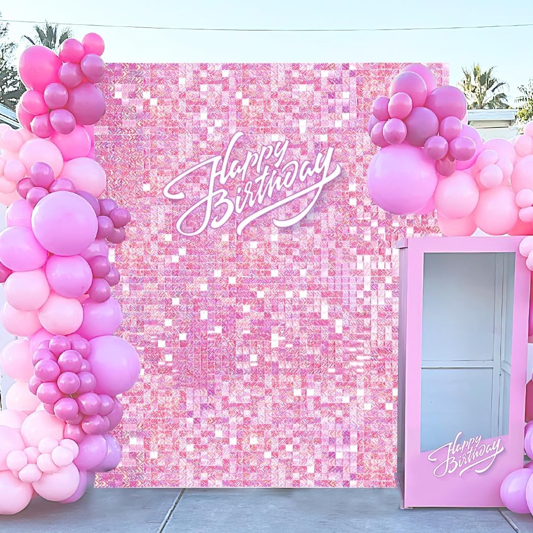 Amazon.com : Square Sequin Wall Panels Shimmer Wall Birthday Party ...