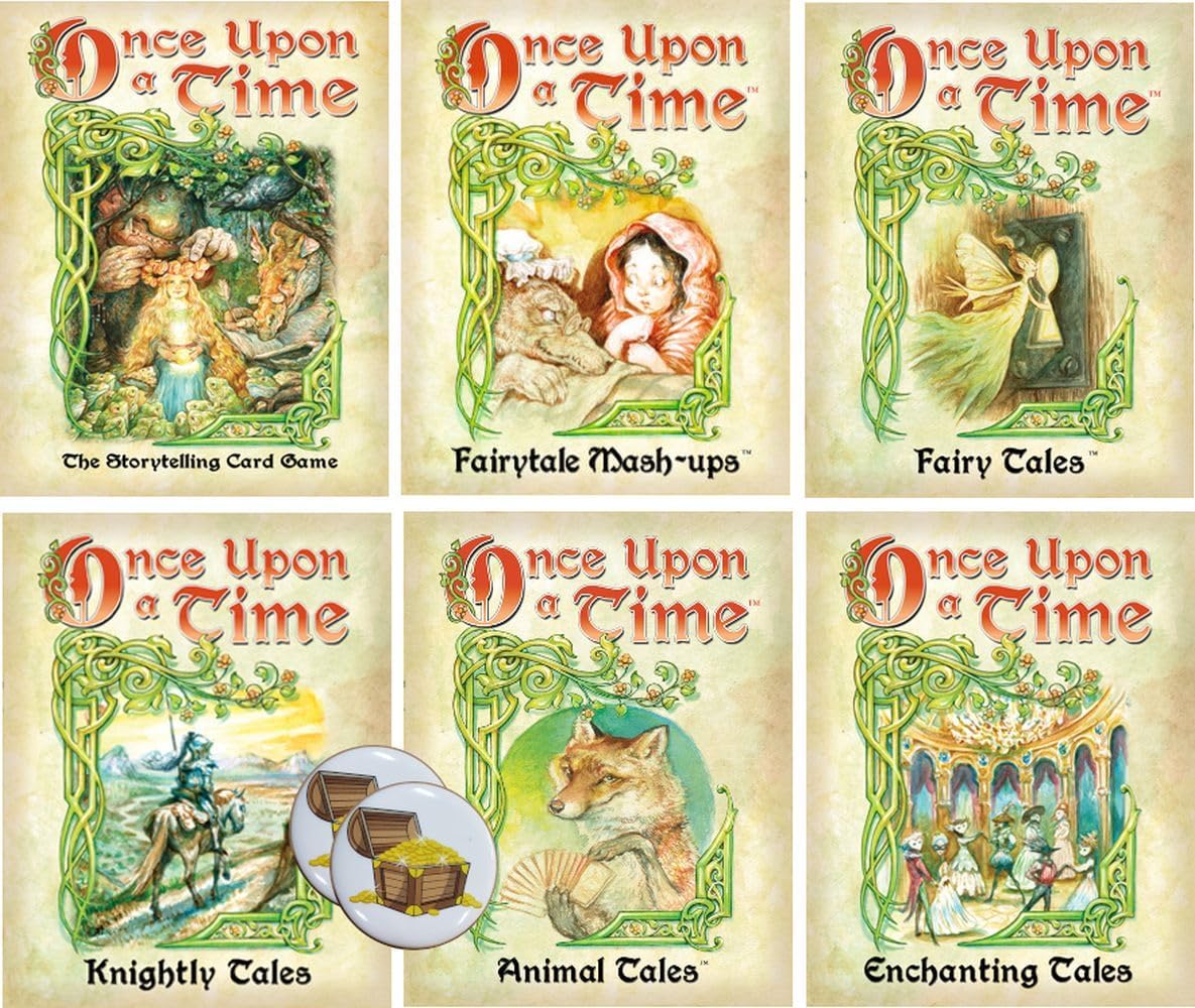 Amazon.com: Once Upon A Time Card Game Bundle with Base Game and Five ...