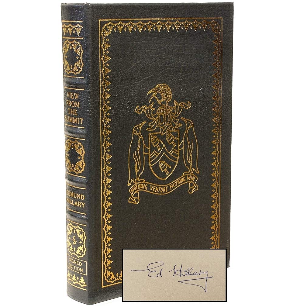 View From the Summit. Signed First Edition: Edmund Hillary: Amazon.com ...