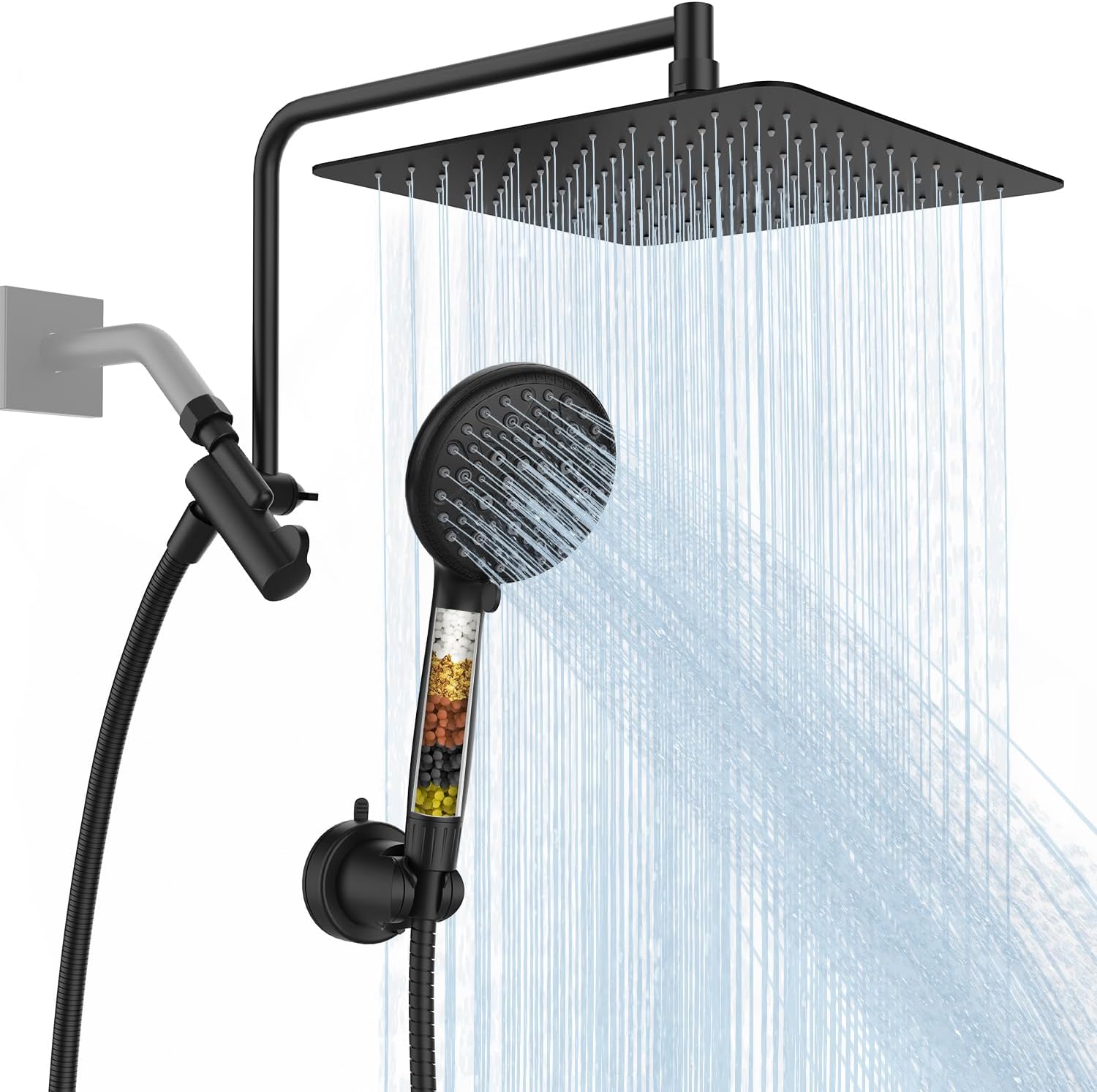 HoliSpa Shower Heads with Handheld Spray Combo, 10" Rain Shower Head ...