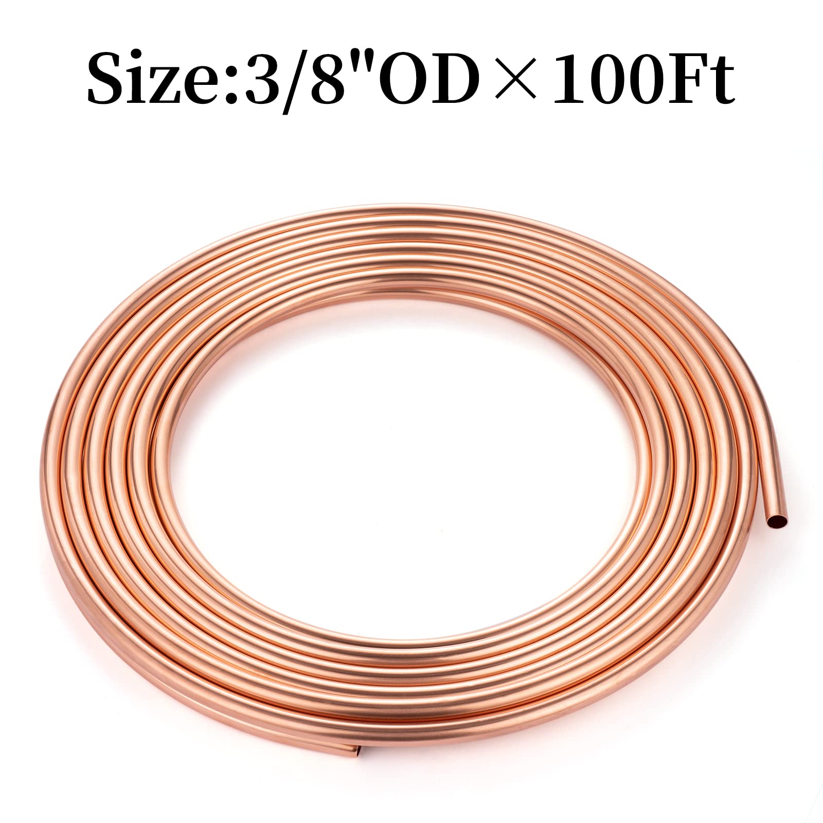 Snapklik.com : BELLA BAYS 99.9% C12200 Copper Tubing 3/8 OD X 0.313 ID ...