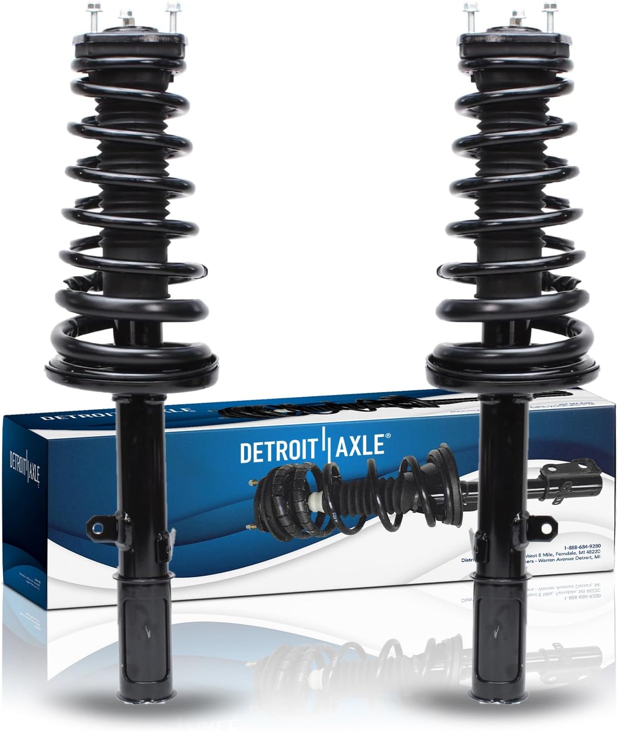 Amazon.com: Detroit Axle - 2 Rear Struts for 2004 2005 2006 Toyota ...