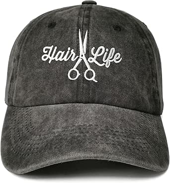Hair Life Hat for Women Men, Hair Dresser Hair Stylist Baseball Caps ...