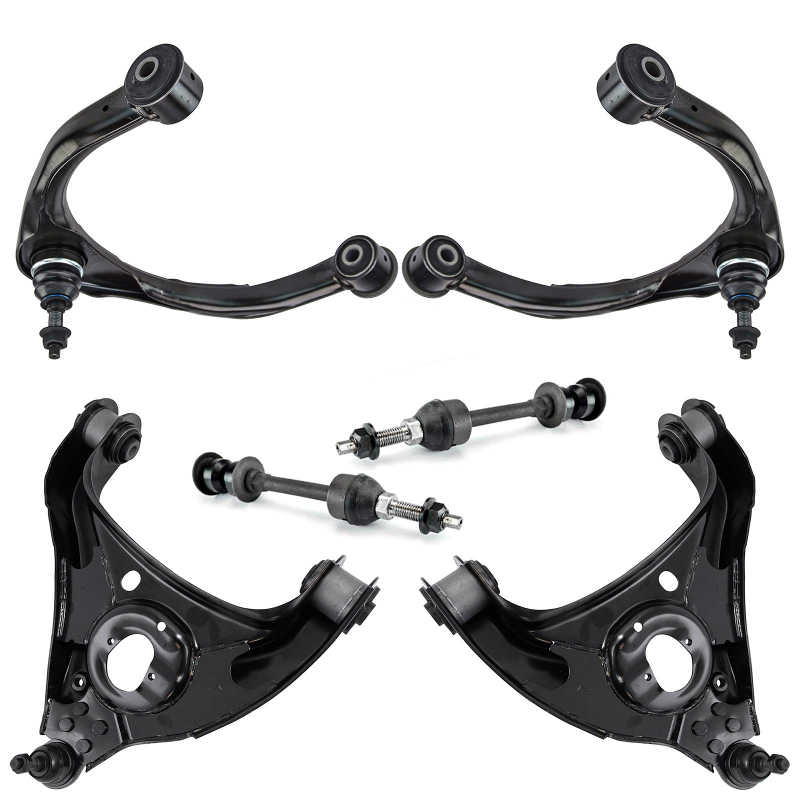Ram 1500 Upper Control Arm A-Premium Set Of 4, Rear Upper Lower Control ...