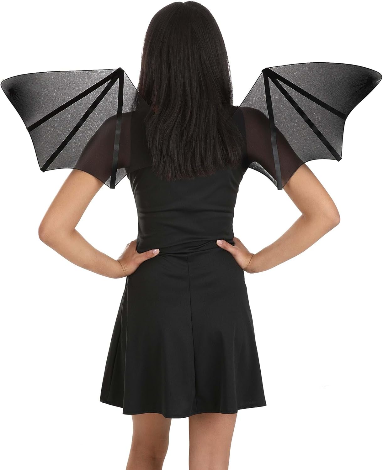 Amazon.com: Fun Costumes Sheer Bat Costume Wings for Adults - Nylon ...