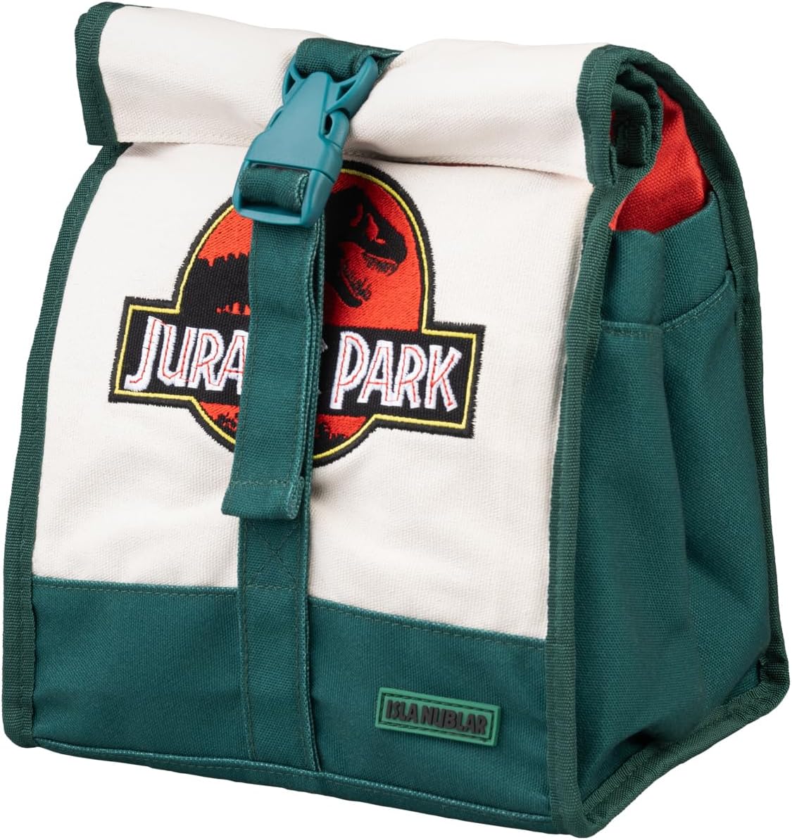 Grupo Erik Insulated Lunch Bag Jurassic Park Merchandise | 8.7 x 13 x 6 ...