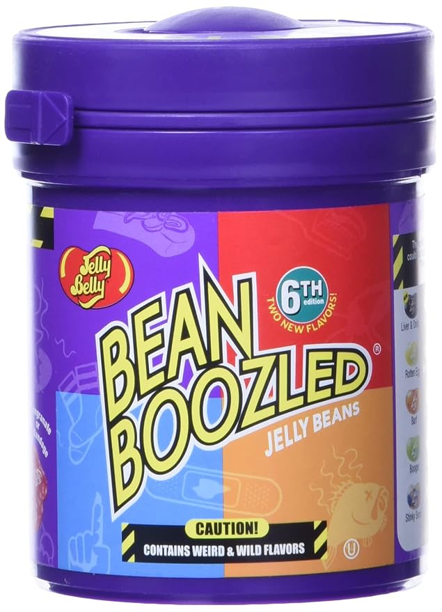 Amazon.com : Jelly Belly BeanBoozled Mystery Bean Jelly Bean Dispenser ...