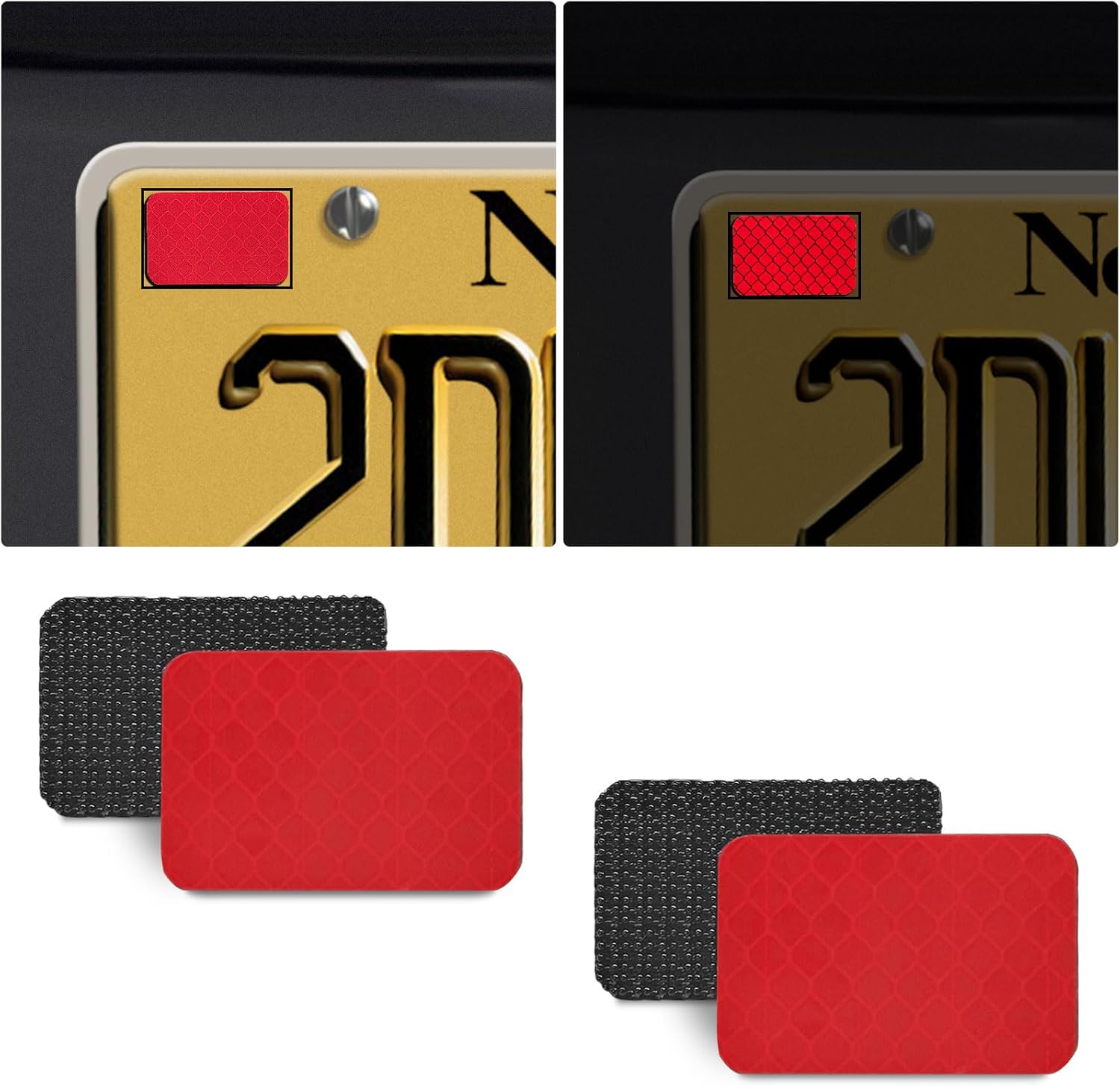 Amazon.com: OYIXIO 2 Pack New Jersey GDL License Plate Reflective ...