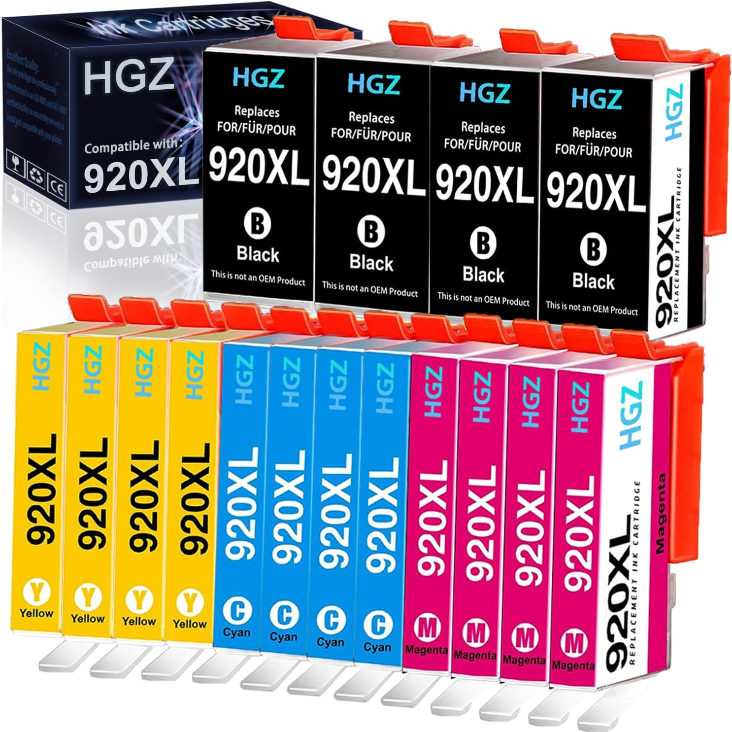 Amazon.com: Tyjtyrjty Compatible Ink Cartridge Replacement for HP 932XL ...