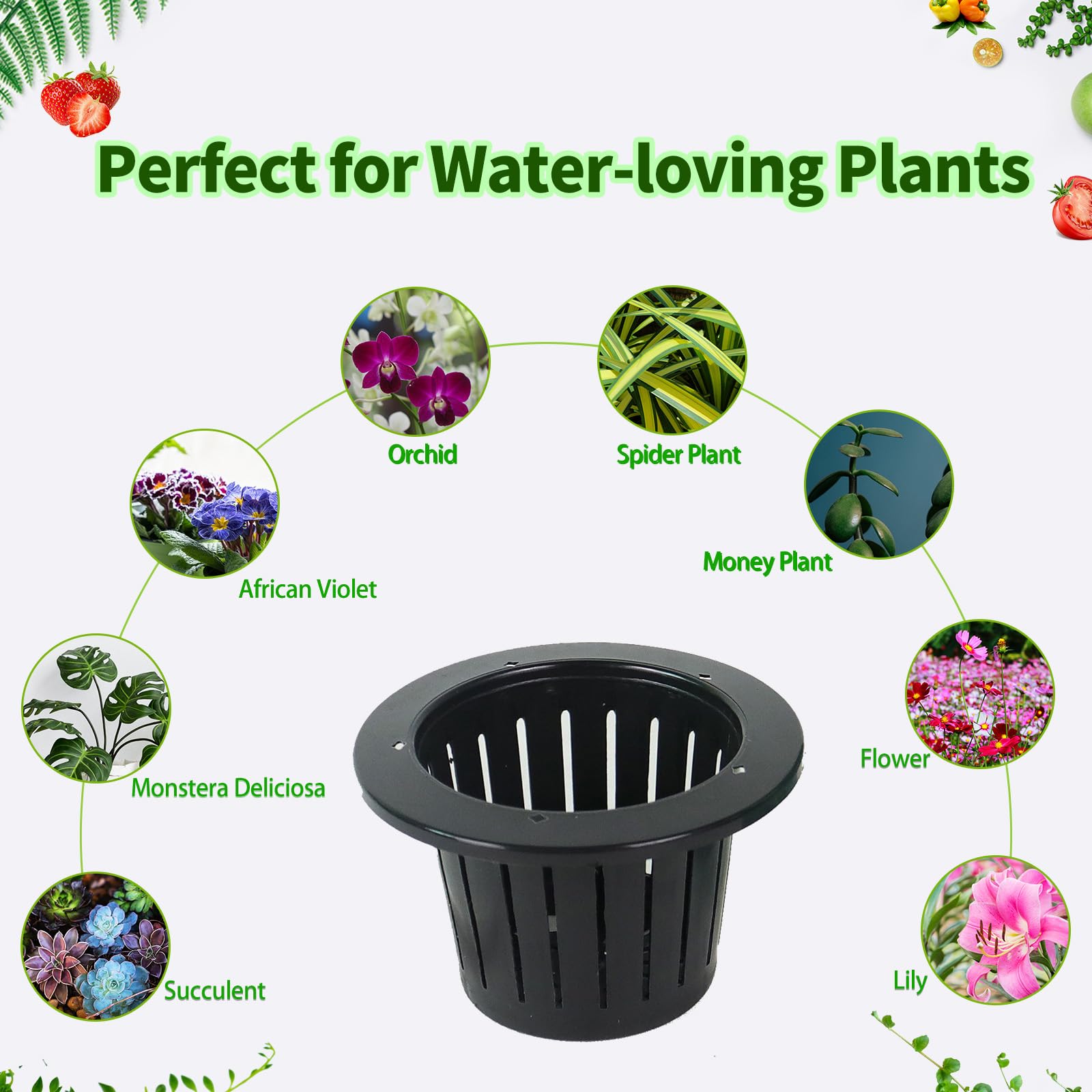 Snapklik.com : Tectsia 4 Inch Net Cups (25 Pack), Net Pots For ...