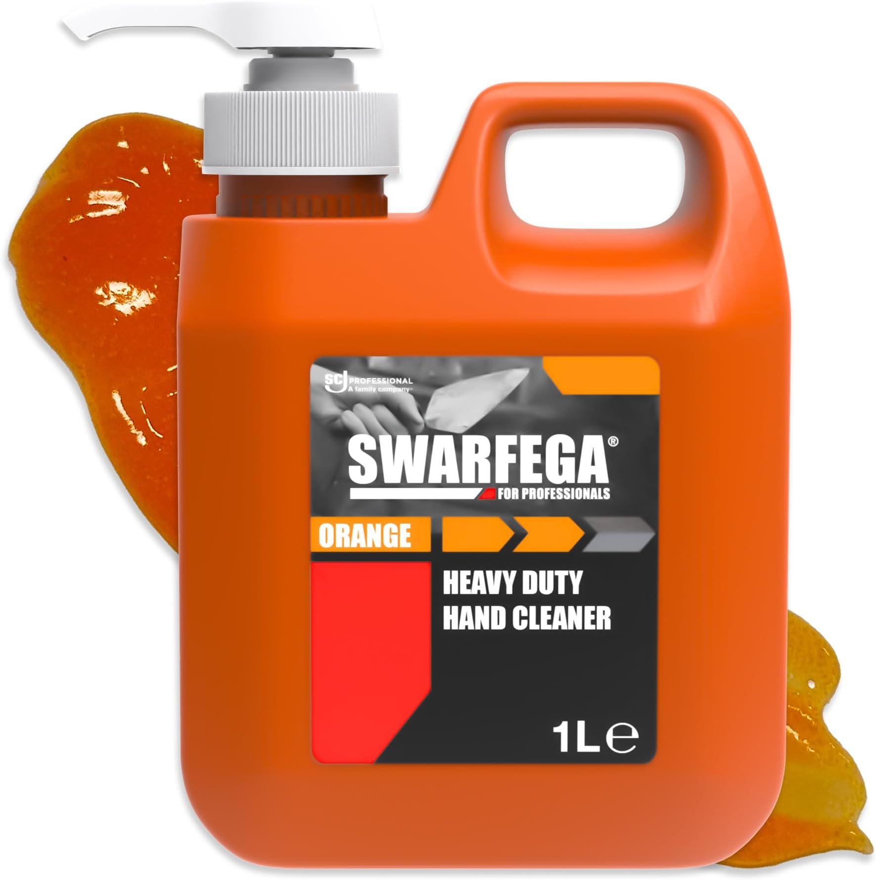 Swarfega Orange 1 Litre Pump Bottle Heavy Duty Hand Cleaner ...