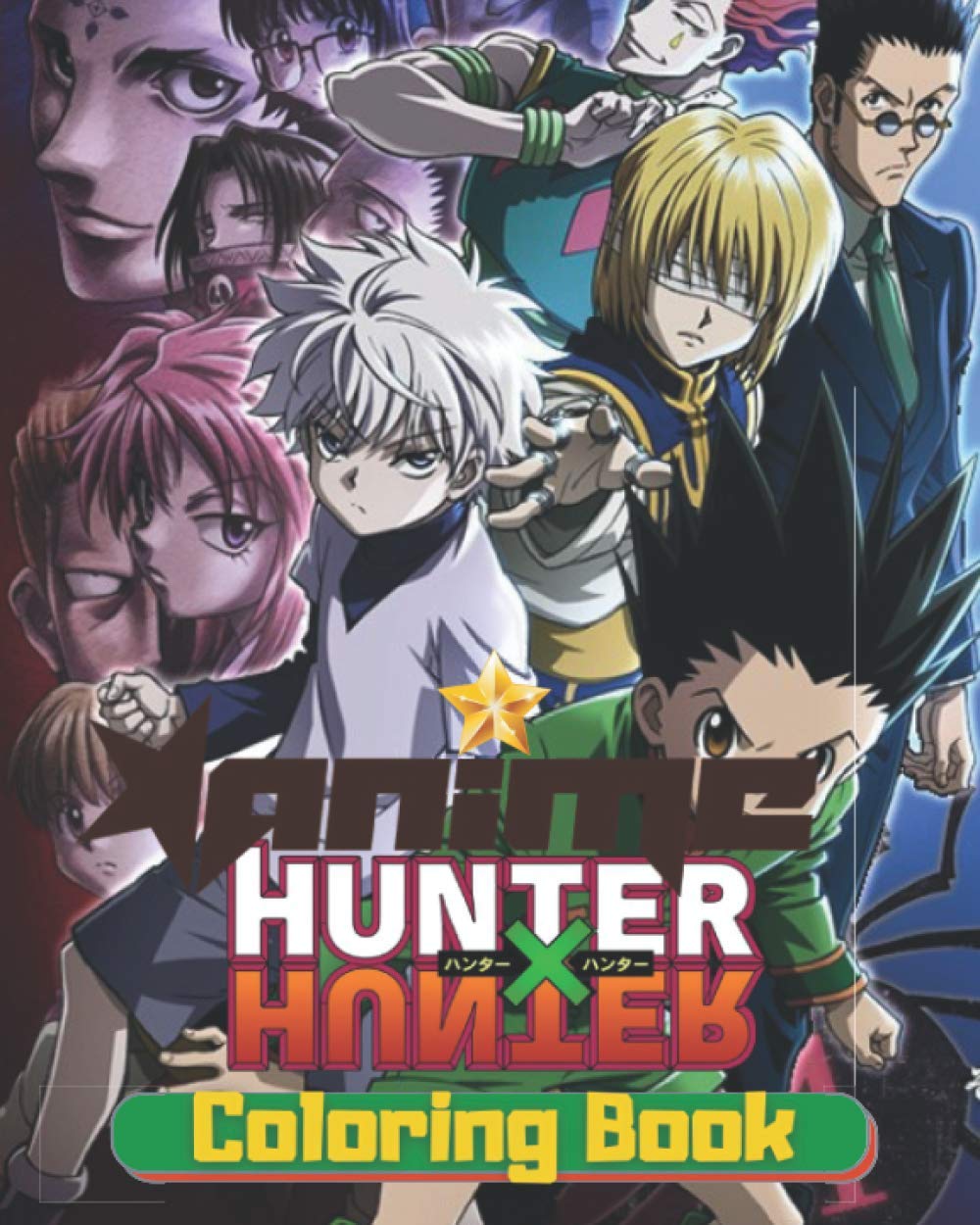 Buy Anime Hunter X Hunter: Coloring Book, 55+ High Quality Coloring ...