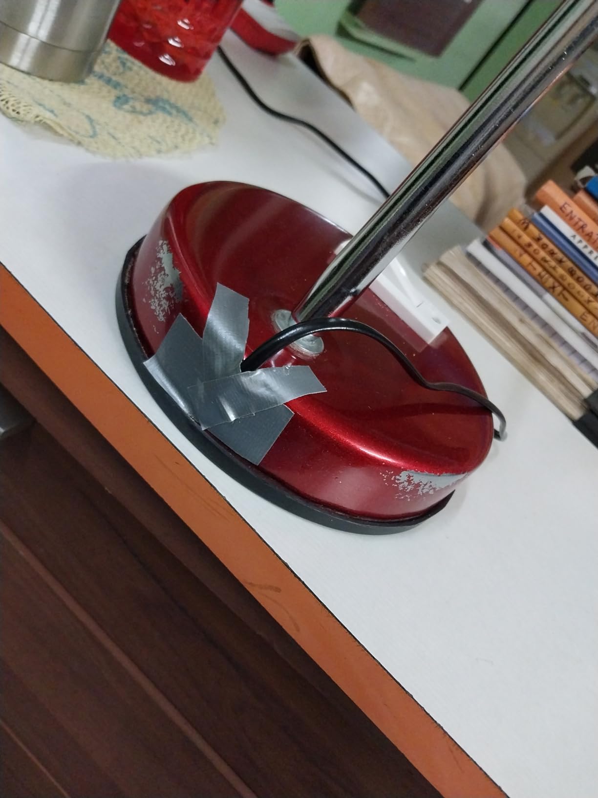 Lexton Study Table Lamp | Metal Body | Round | Adjustable Lamp Neck ...