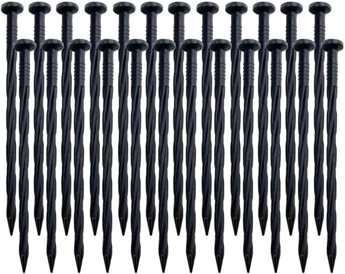 Garden Pegs for Weed Control Fabric 50, Weed Membrane Anchor Pegs 8 ...