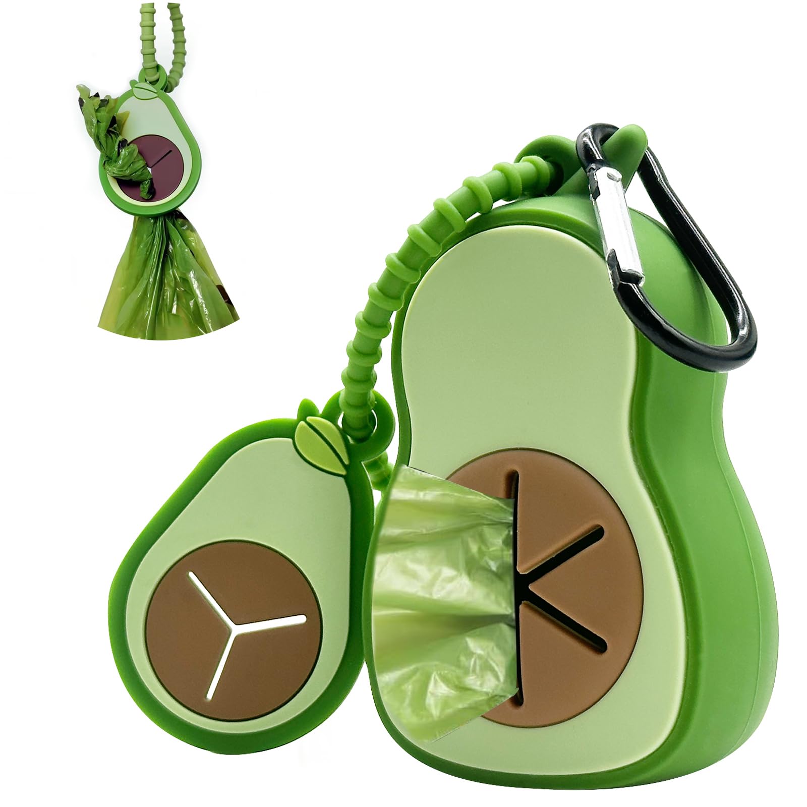 Amazon.com: Avocado Dog Poop Bag Holder Dispenser for Leash with ...