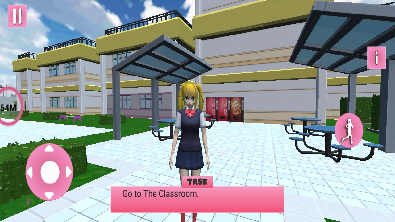 Anime High School Girl Simulator - Sakura School Sim 3D - Yandere Girl ...