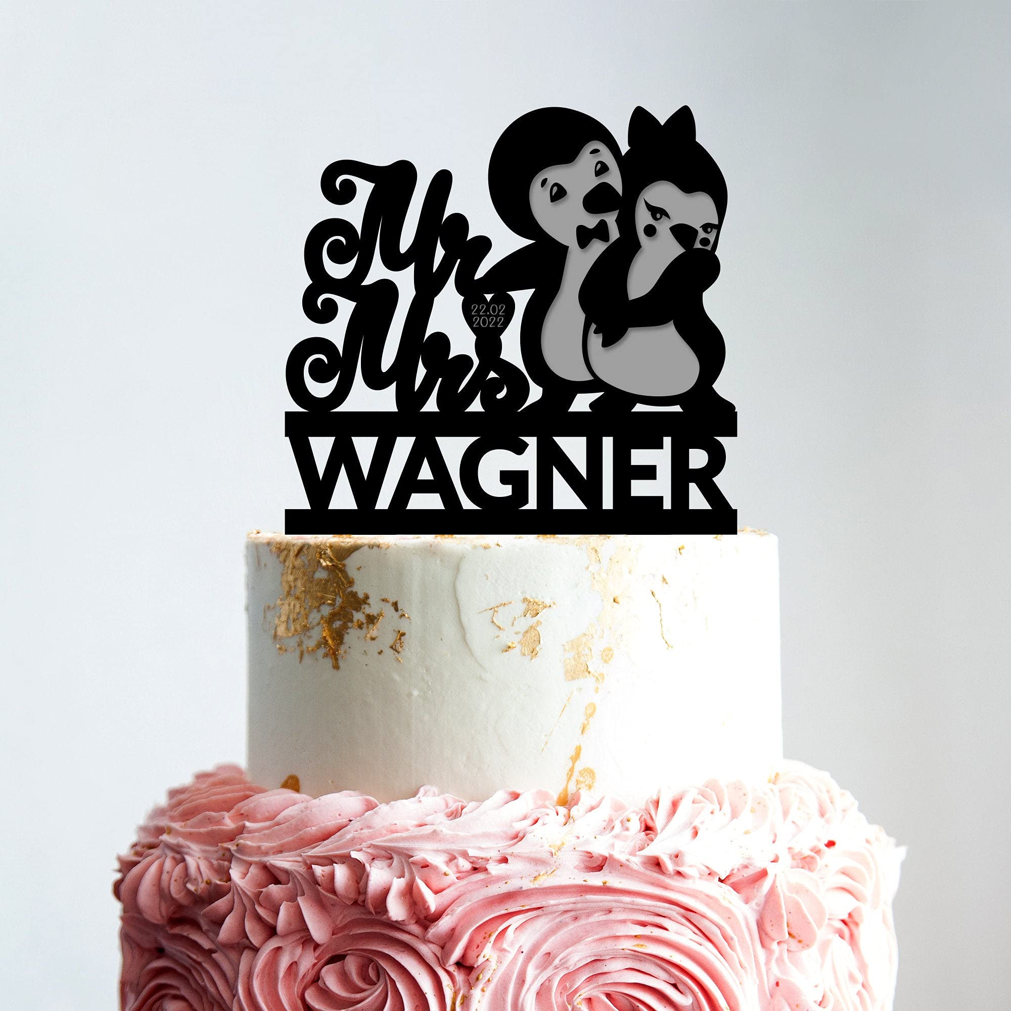 Cute Wedding Cake Topper