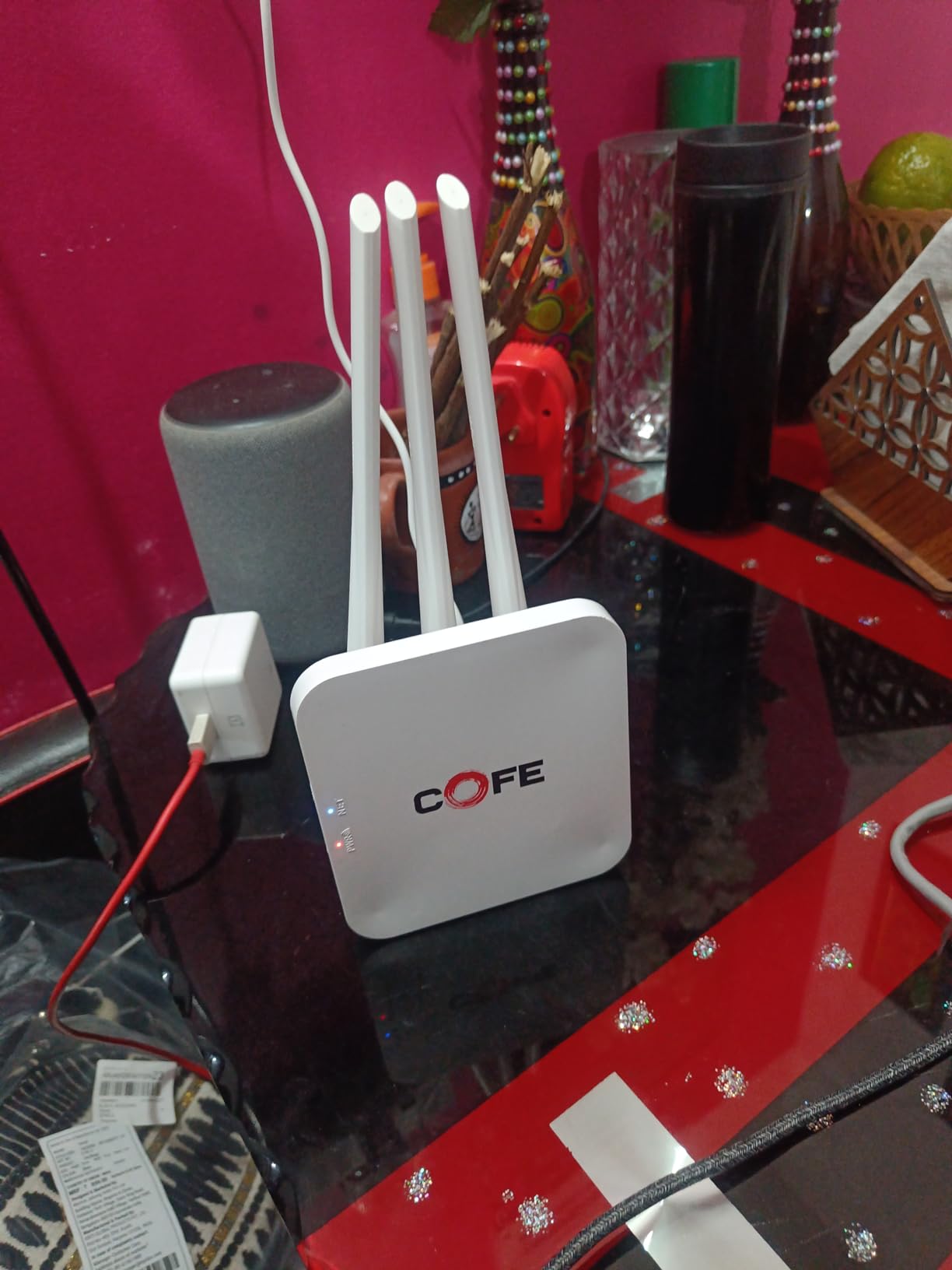 COFE Wi-Fi-6 4G Sim Router | 300Mbps Speed | 4G Sim Compatible | No ...