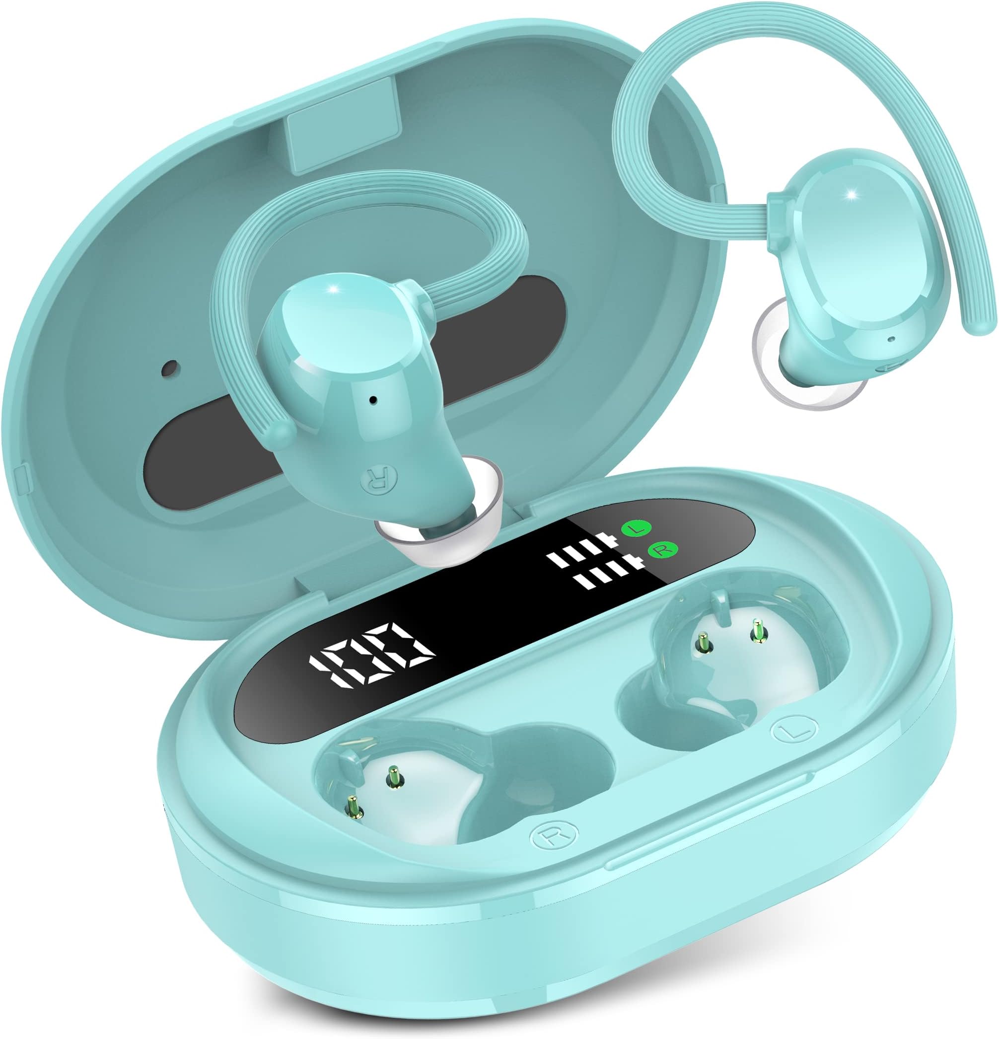 Amazon.com: Wireless Earbuds, 2023 Bluetooth 5.3 Headphones HiFi Stereo ...