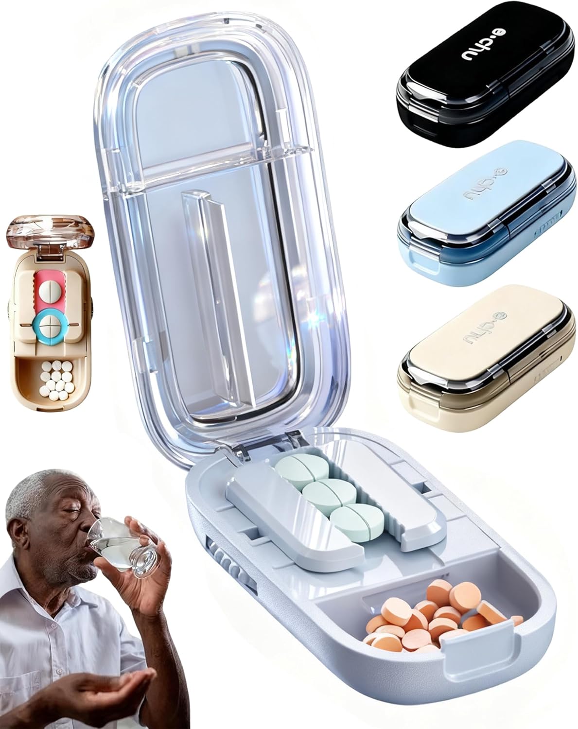 Amazon.com: Pill Cutter, Adjustable Pill Cutter and Splitter for ...