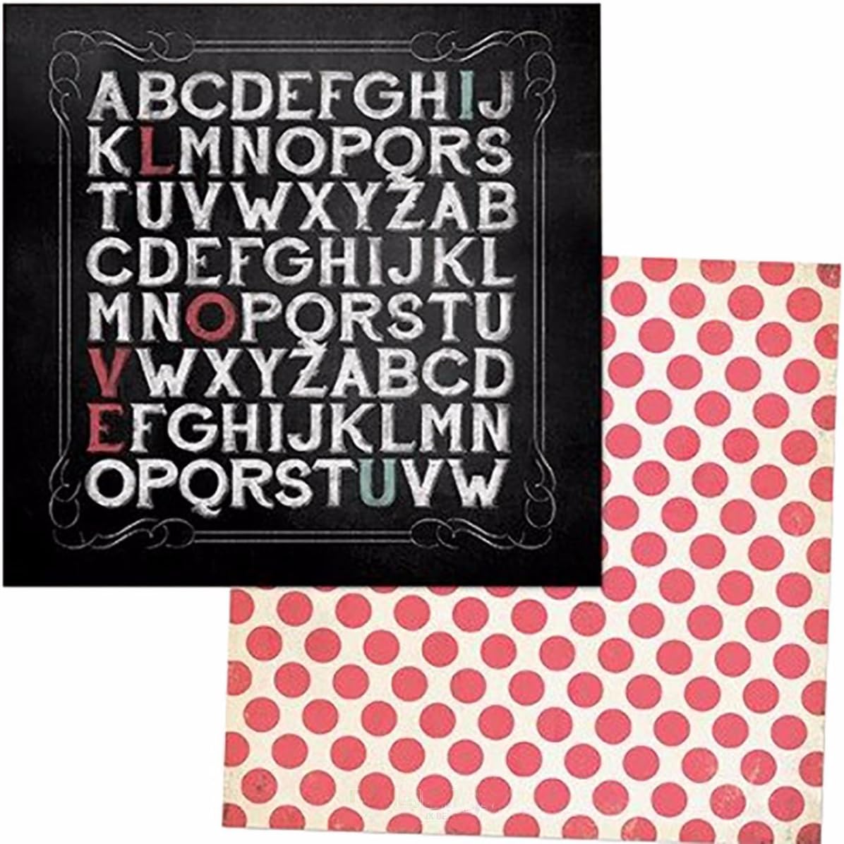 Amazon.com : My Mind's Eye "Chalk Studio" Collection 12 x 12 inch ...