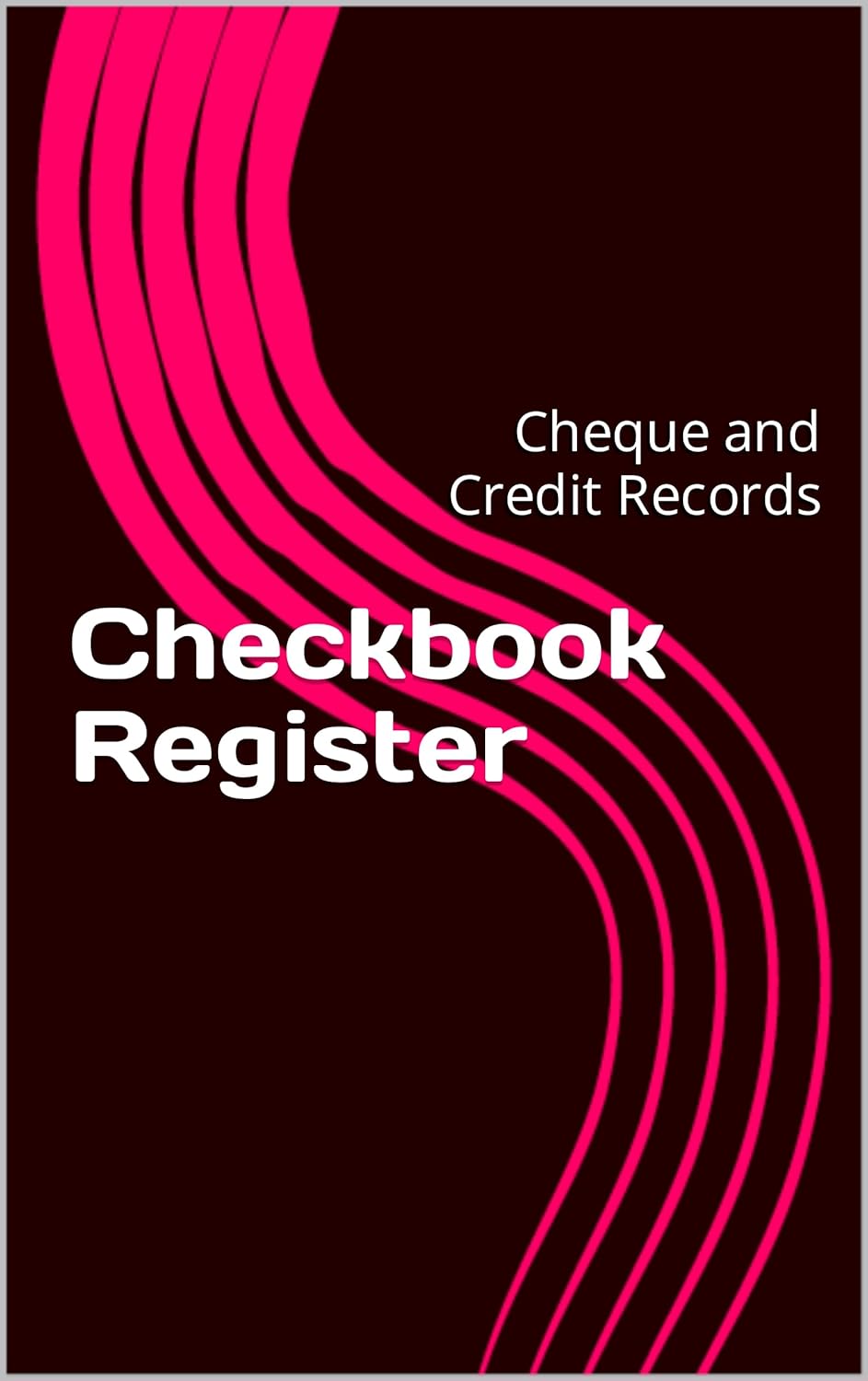 Amazon.com: Checkbook Register: Cheque and Credit Records eBook ...